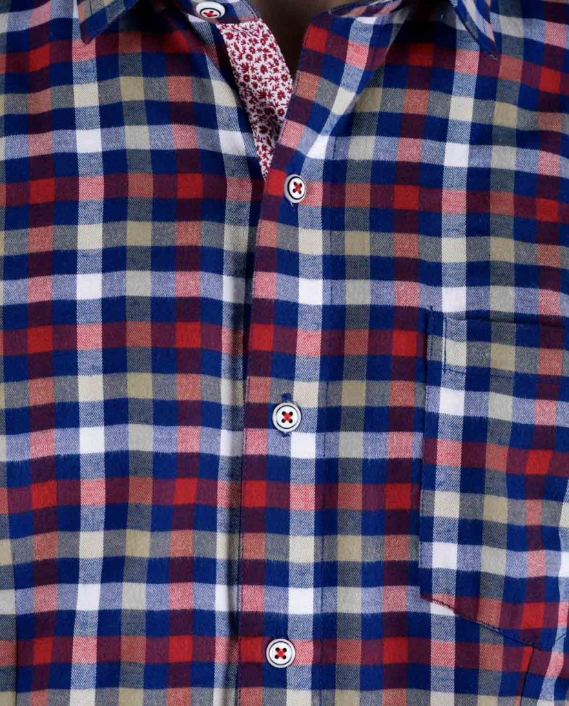 RED-AND-BLUE-CHECK-Shirt-for-Men6 - Kashvi Designs